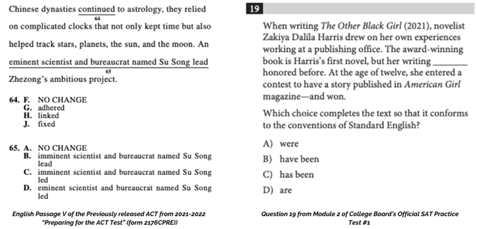 The Differences Between the ACT and SAT - University Mentor for Parents
